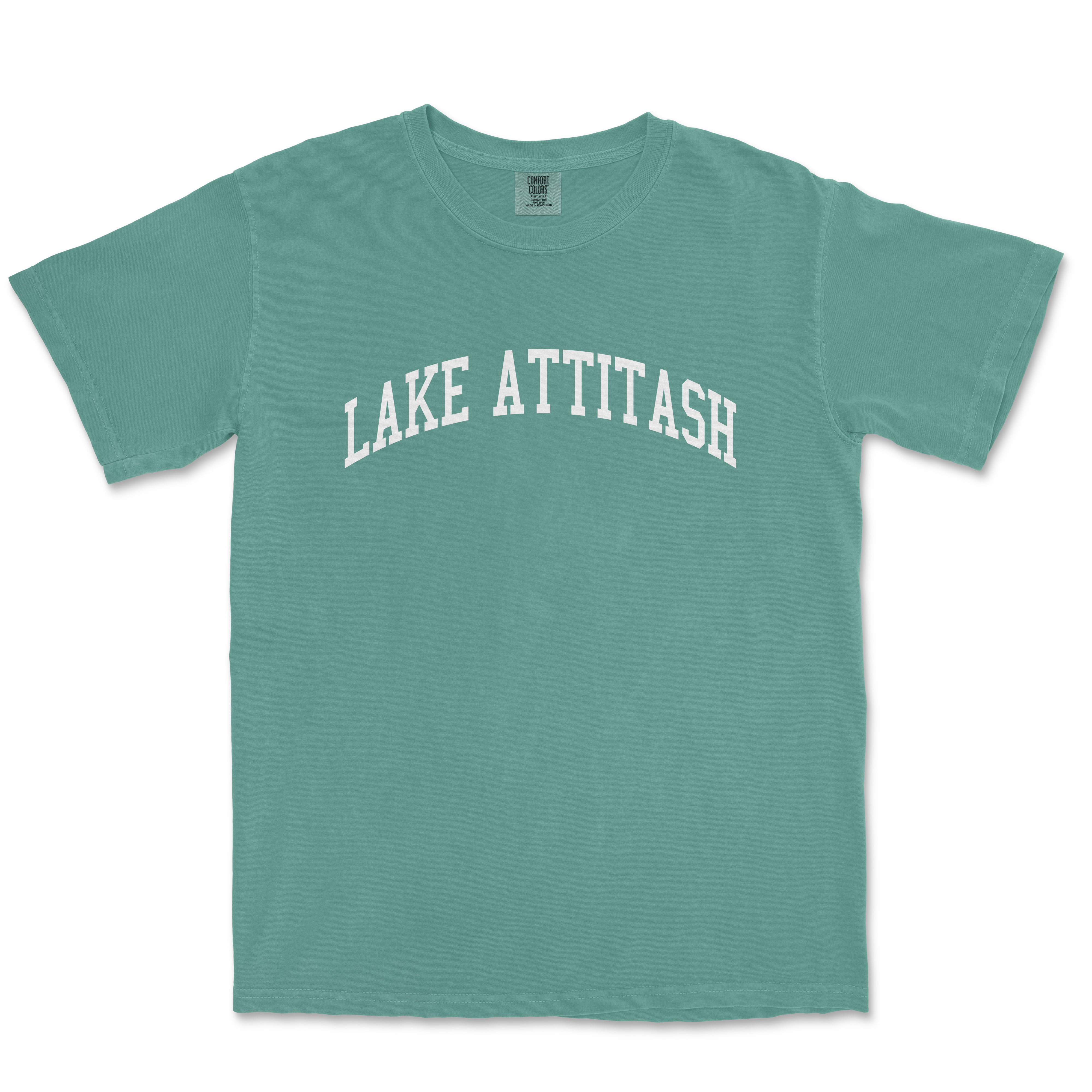 Lake Attitash Comfort Colors T-Shirt | floatingdockclothingco